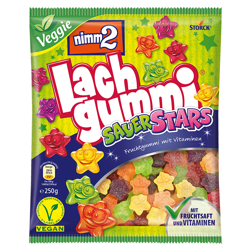 nimm2 Lachgummi – Fruchtgummi mit Vitaminen & veganen SauerStars